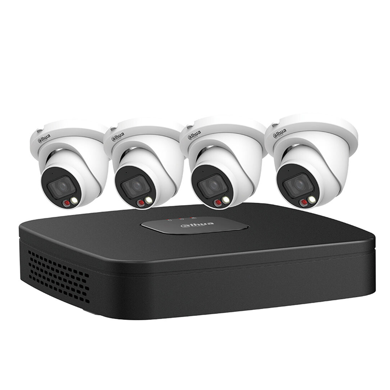 Dahua N444E42C 4MP with 4 Turret Cameras Kit - Nuvotech