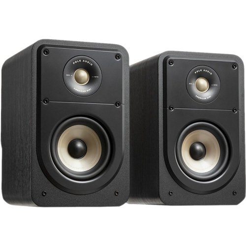 Two-way bookshelf speakers Black (Pair) - Nuvotech